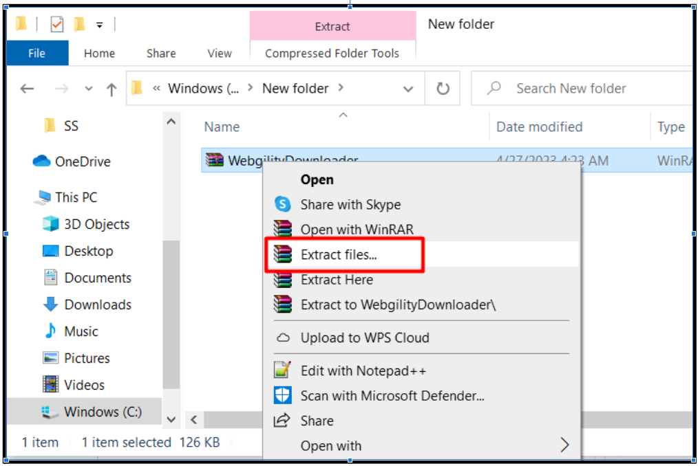 Windows Cannot Complete the Extraction, the Destination File Could Not Be Created